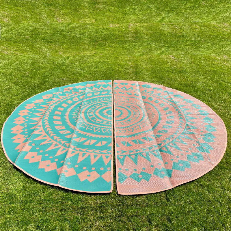 Boho Style Bell Tent Floor Matting Cover — Wild Roots Glamping